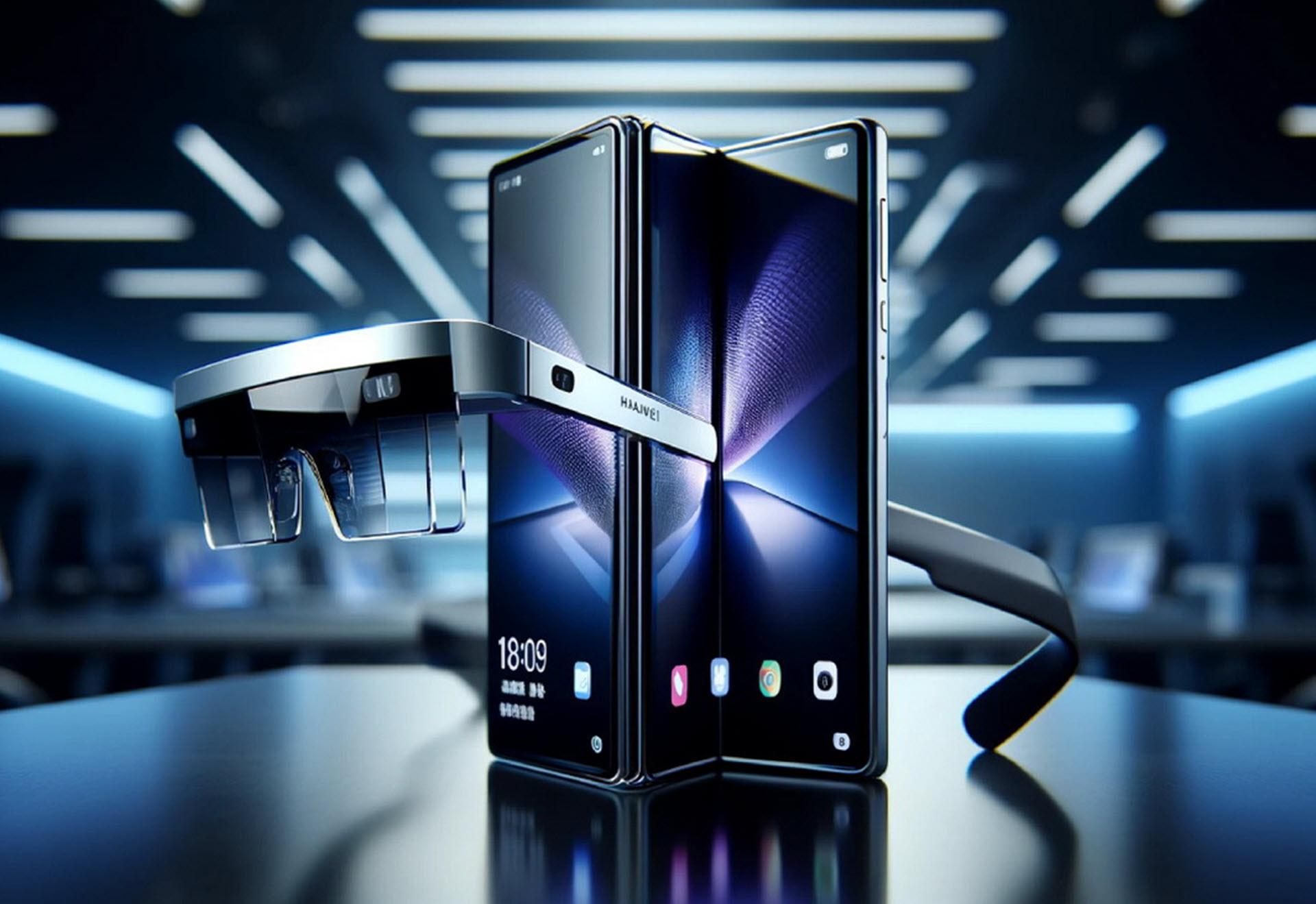 Το τριπλά αναδιπλούμενο κινητό και τα γυαλιά Vision Pro της Huawei ...